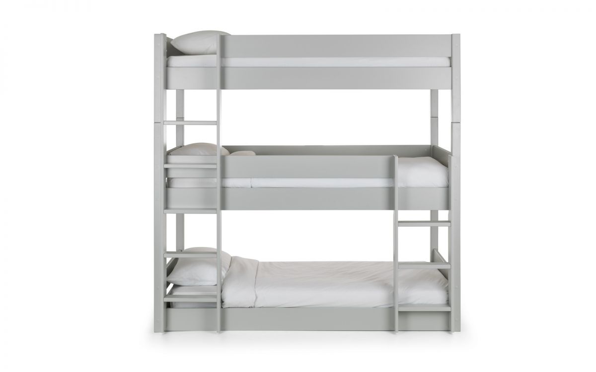 Trio Bunk Bed (Grey, White & Anthracite)